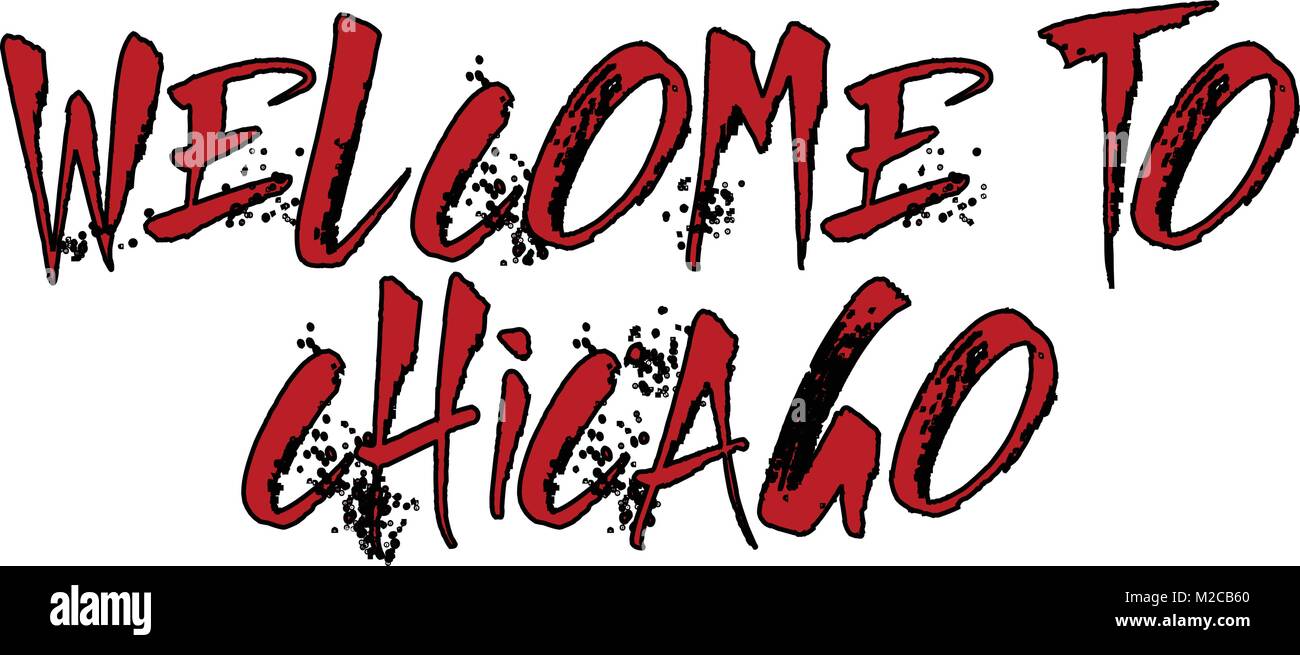 Welcome to chicago Stock Vector Images - Alamy
