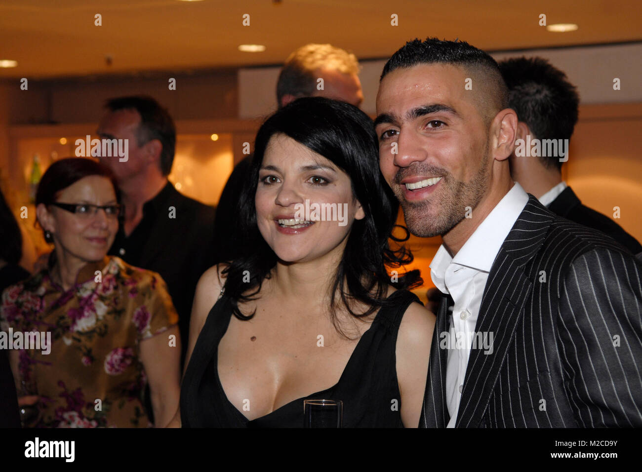 Rapper Bushido (aka Anis Mohamed Ferchichi) und die schwangere Jasmin ...