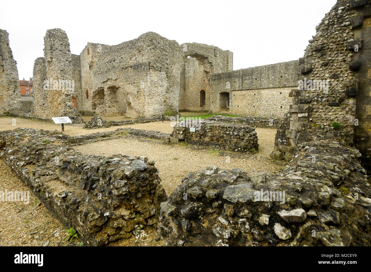 The fortification of wolvesey hi-res stock photography and images - Alamy