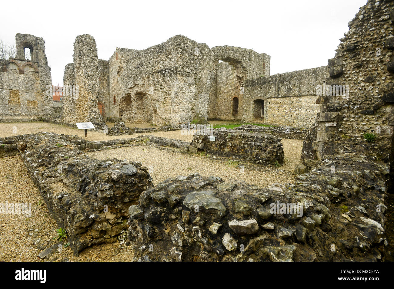 The fortification of wolvesey hi-res stock photography and images - Alamy