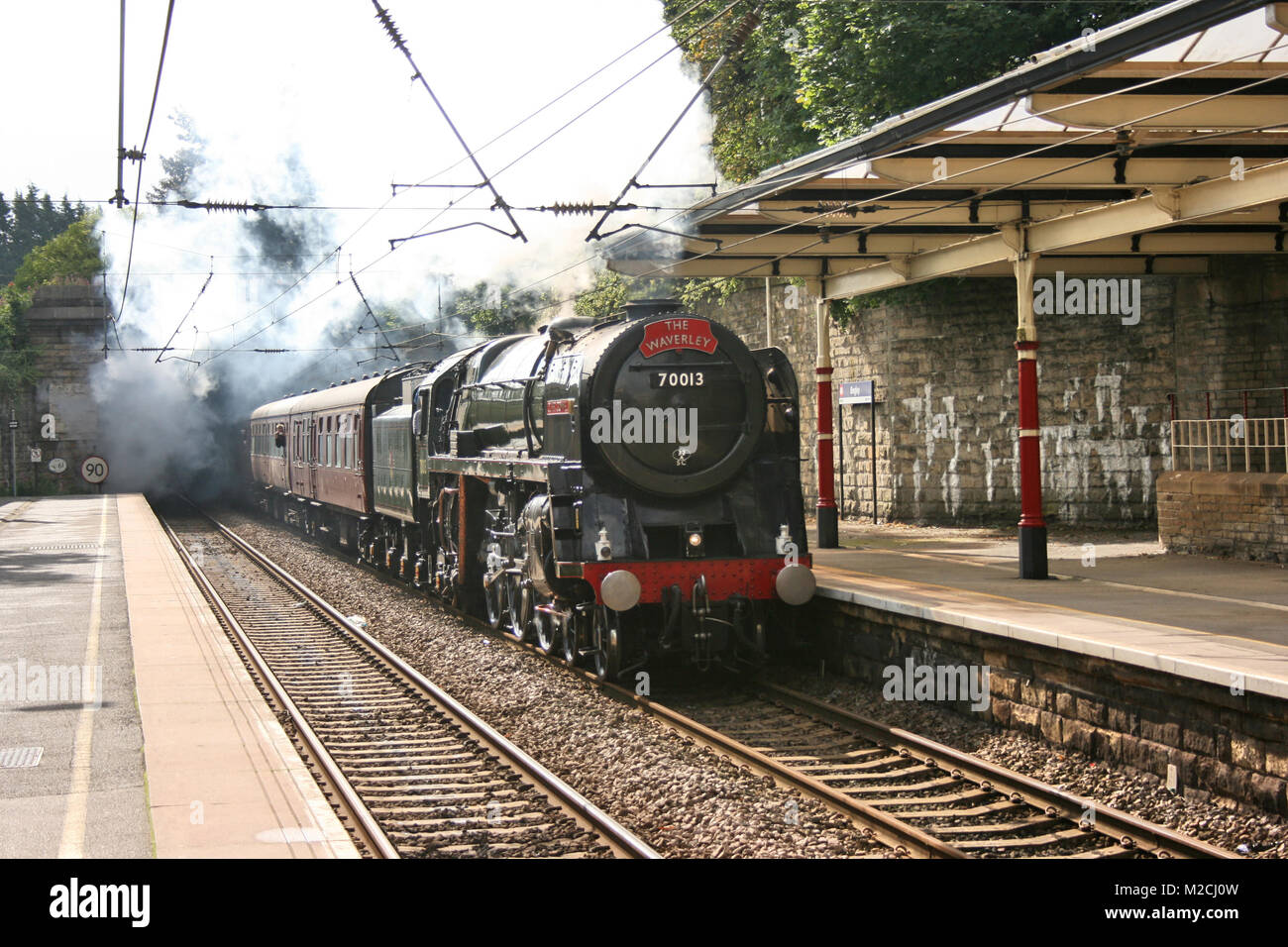 Britannia steam loco hi-res stock photography and images - Alamy