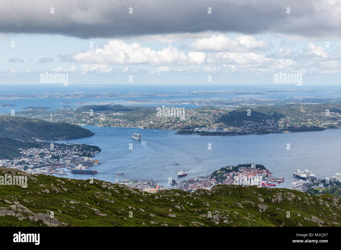 Mount floyen bergen tree hi-res stock photography and images - Alamy