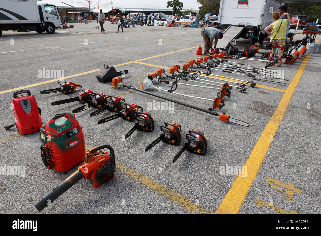 Swap Shop, flea market and drive in movies, Lauderhill, Florida Stock ...