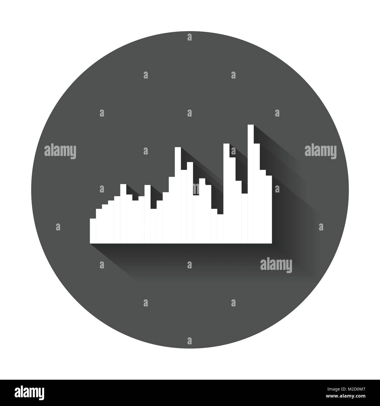 Vector sound waveforms icon. Sound waves and musical pulse vector ...