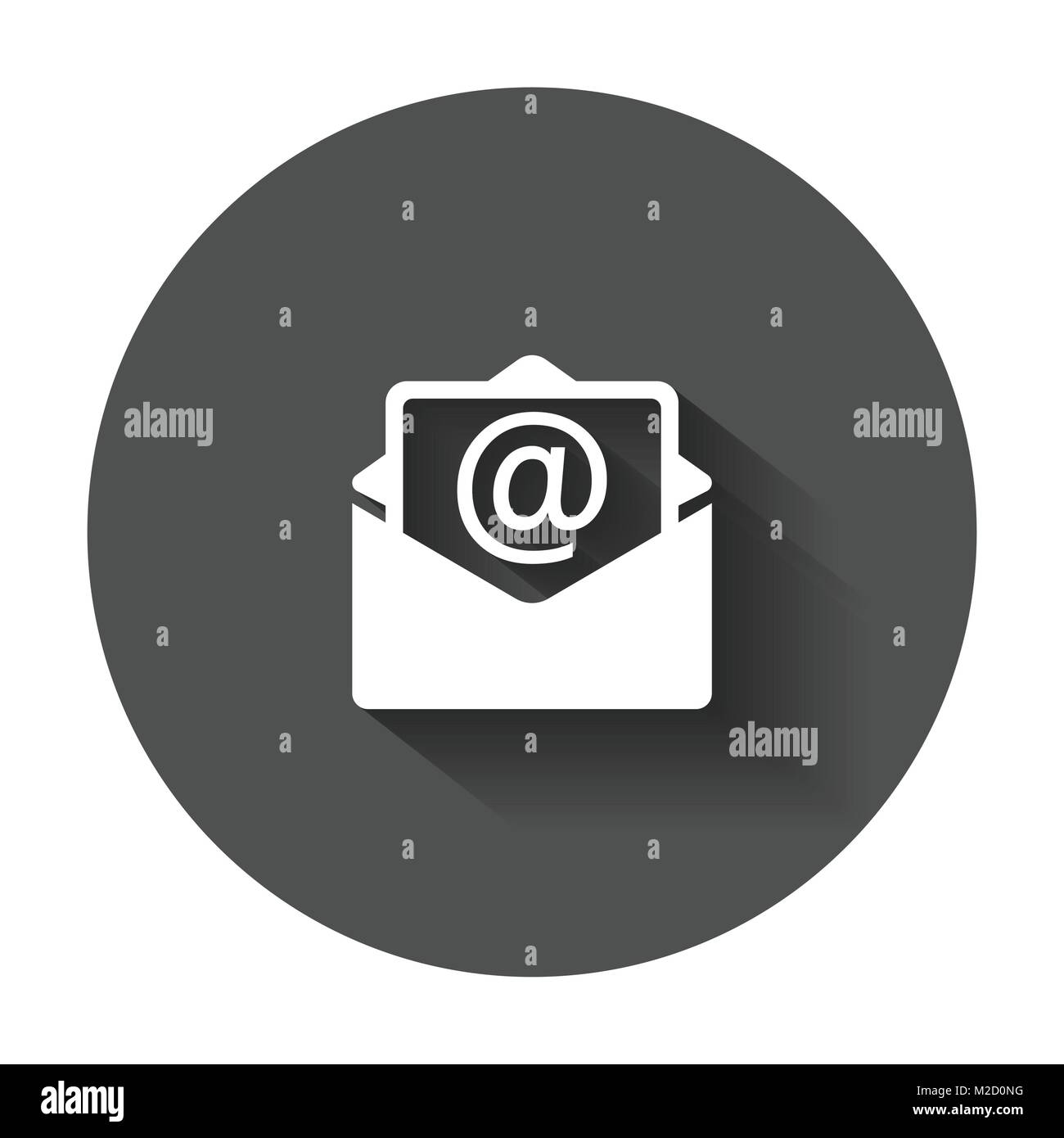 Mail envelope icon vector. Symbols of email flat vector illustration ...