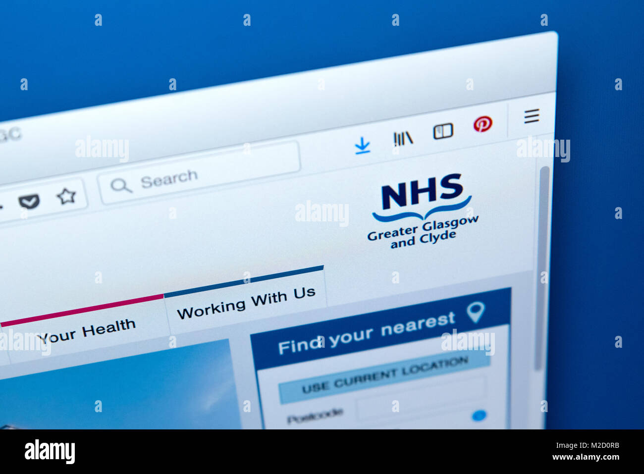 LONDON, UK - JANUARY 15TH 2018: The homepage of the official website ...