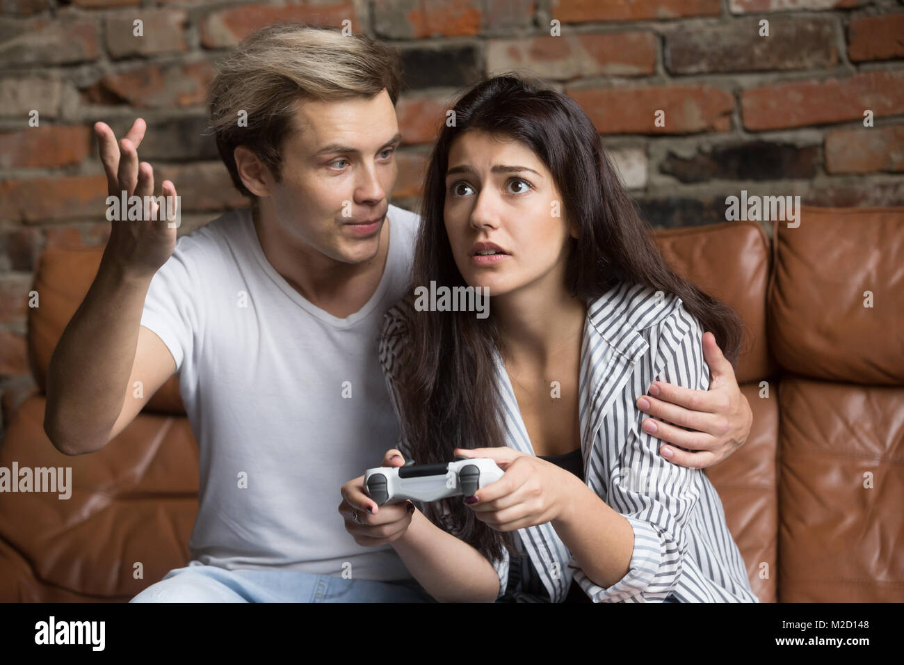 Video game console scolding hi-res stock photography and images - Alamy
