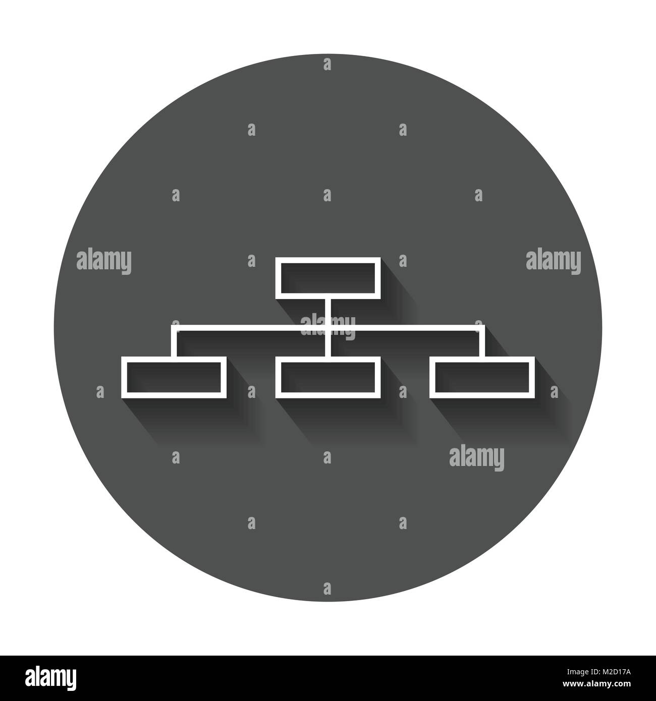 Structure simple flat icon. Vector illustration with long shadow Stock ...
