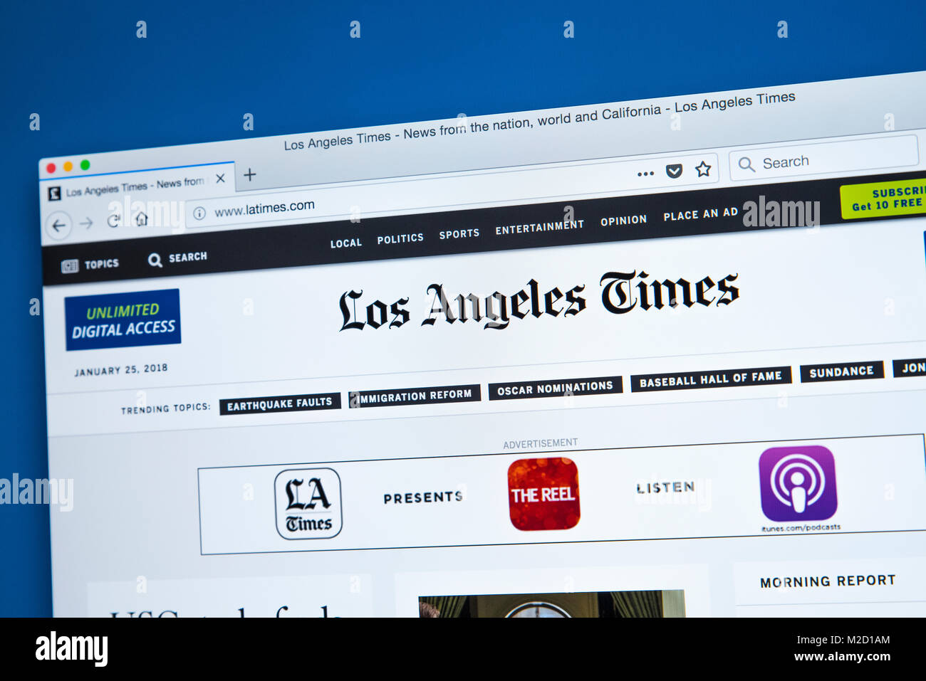 The times uk newspaper logo hi-res stock photography and images - Alamy