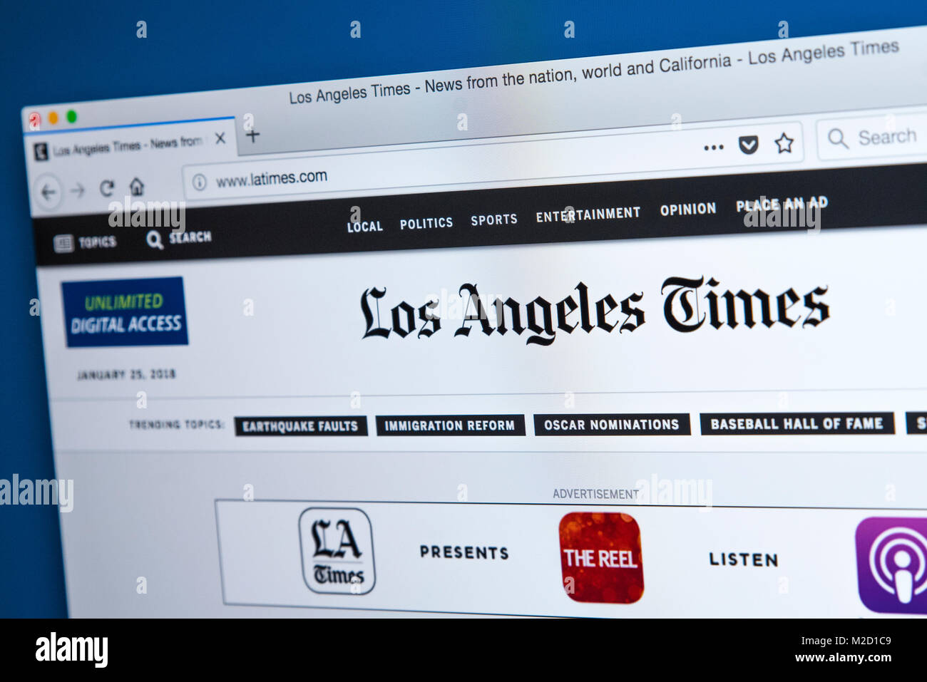 The times uk newspaper logo hi-res stock photography and images - Alamy