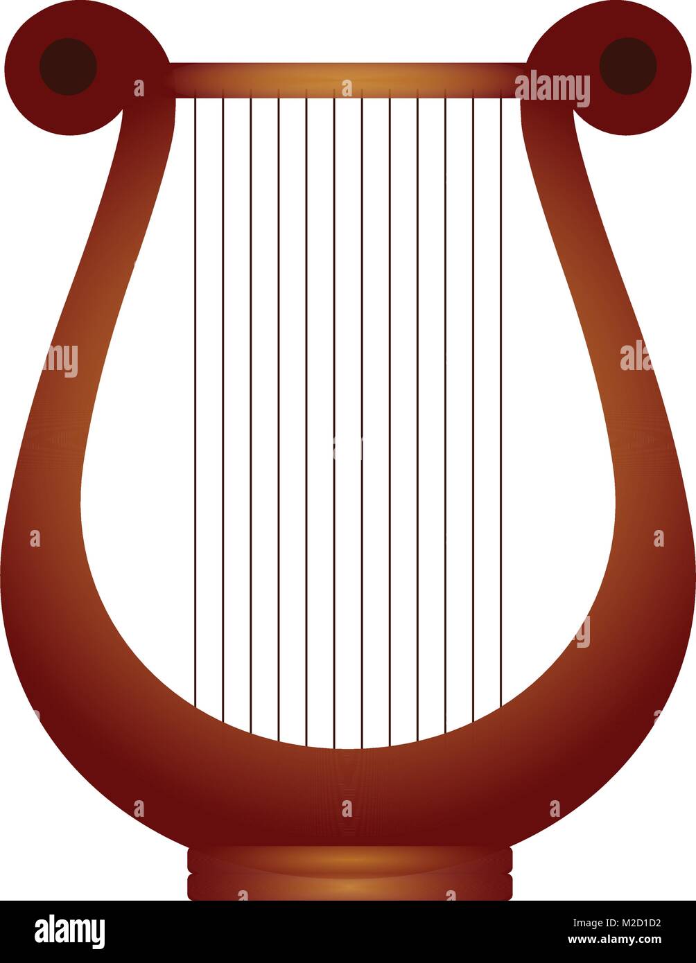 Isolated lyre. Musical instrument Stock Vector Image & Art - Alamy