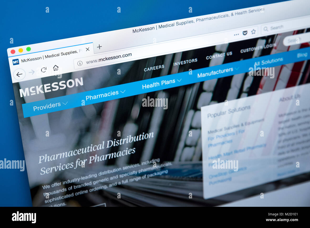 Mckesson logo hi-res stock photography and images - Alamy