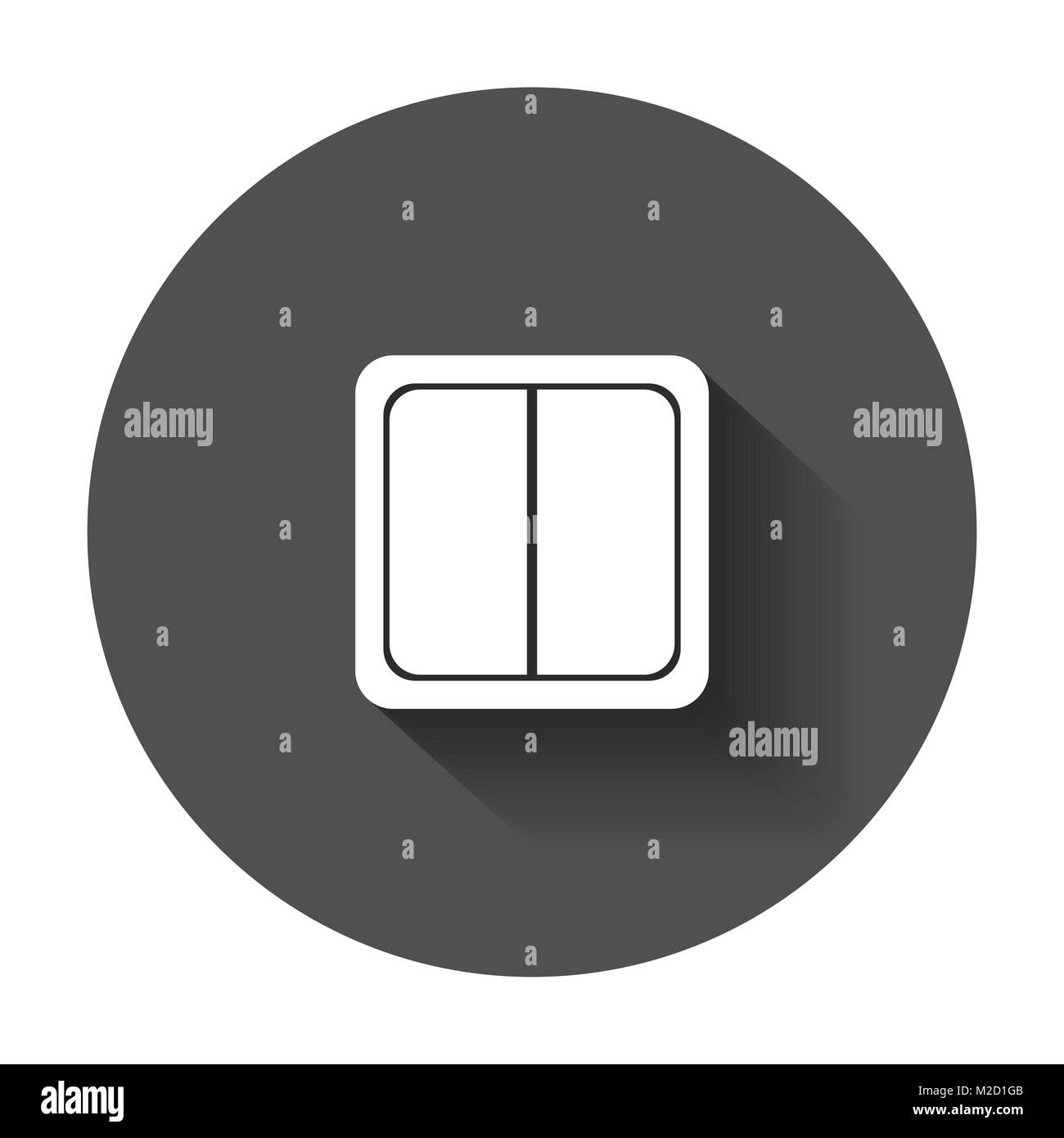 Electric light switch icon. Electric switch flat vector illustration ... Electric light switch icon. Electric switch flat vector illustration ...