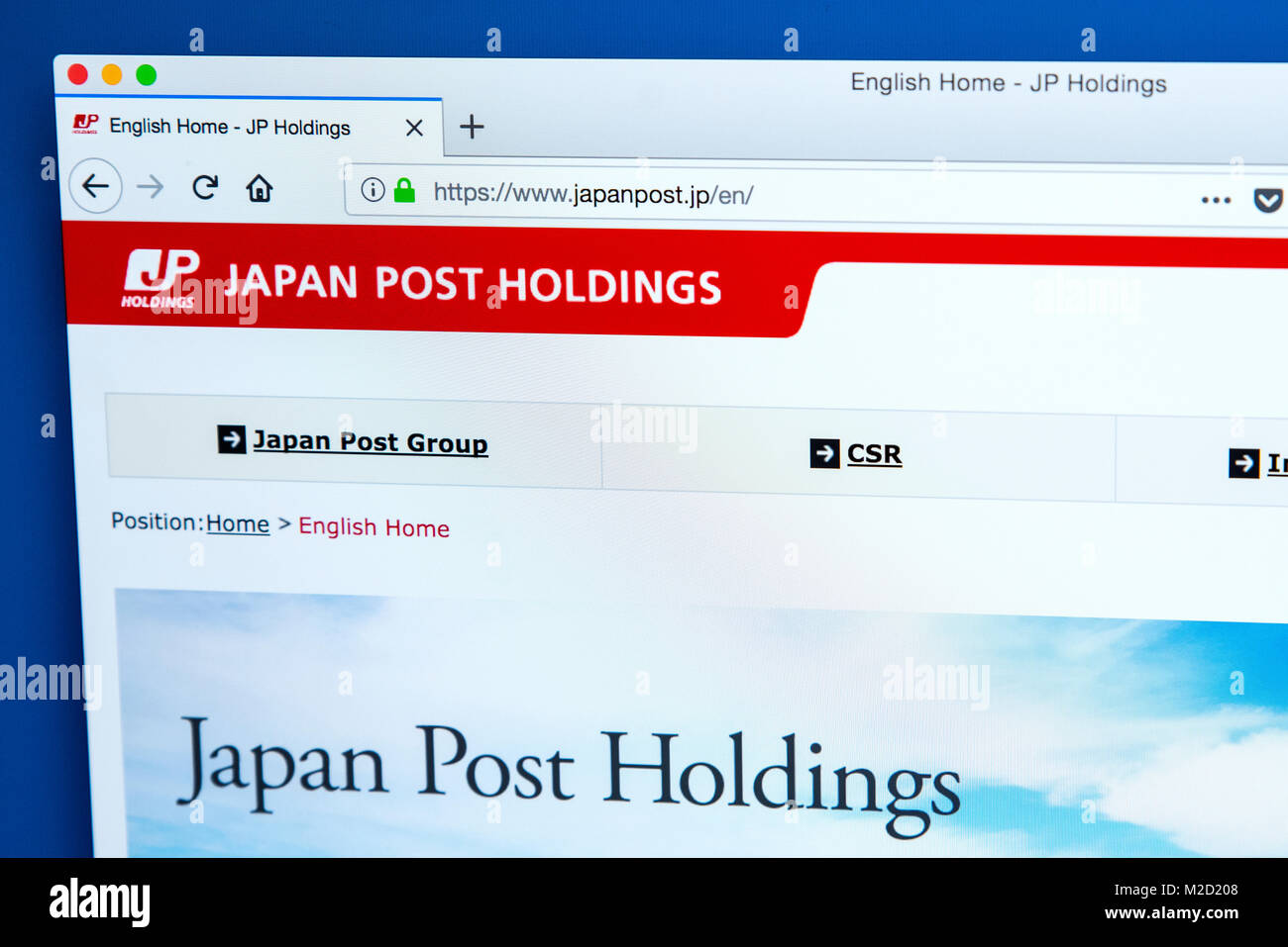 Japan post holdings logo hi-res stock photography and images - Alamy