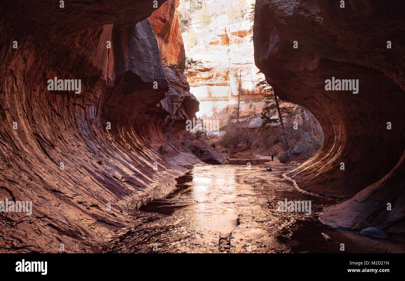 The Entrance to the Zion Subway Stock Photo - Alamy