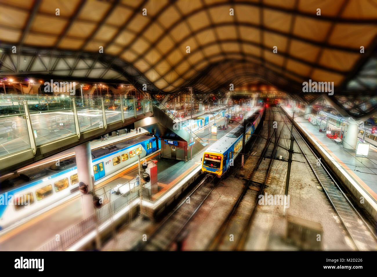 Melbourne train station hi-res stock photography and images - Alamy