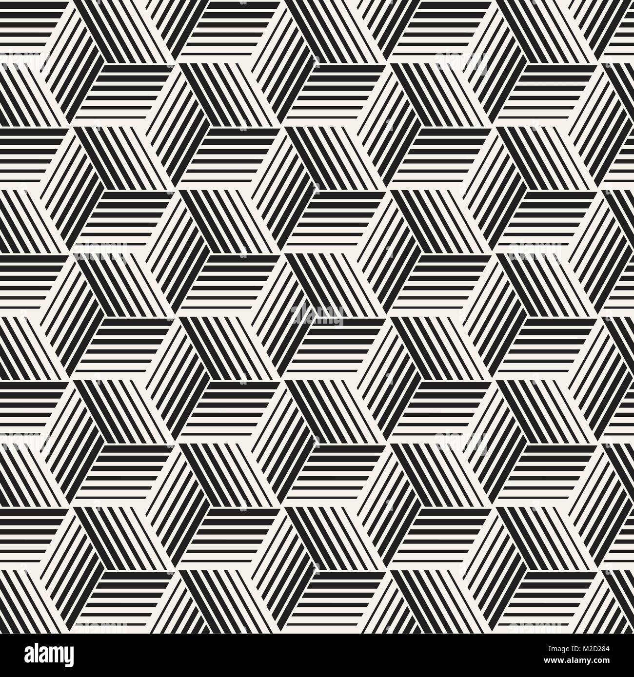 Seamless pattern with lines lattice. Vector abstract geometric background. Stylish cell ...