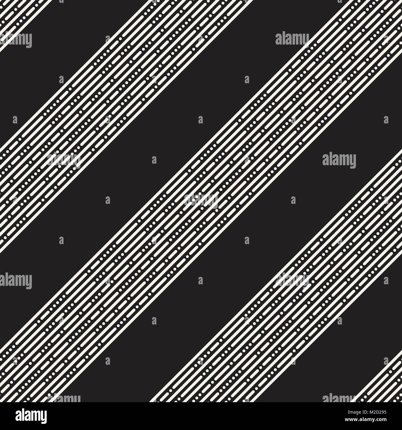 Vector seamless stripes pattern. Modern stylish texture with monochrome ...