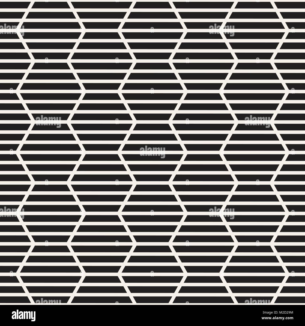 Vector seamless stripes pattern. Modern stylish texture with monochrome trellis. Repeating ...
