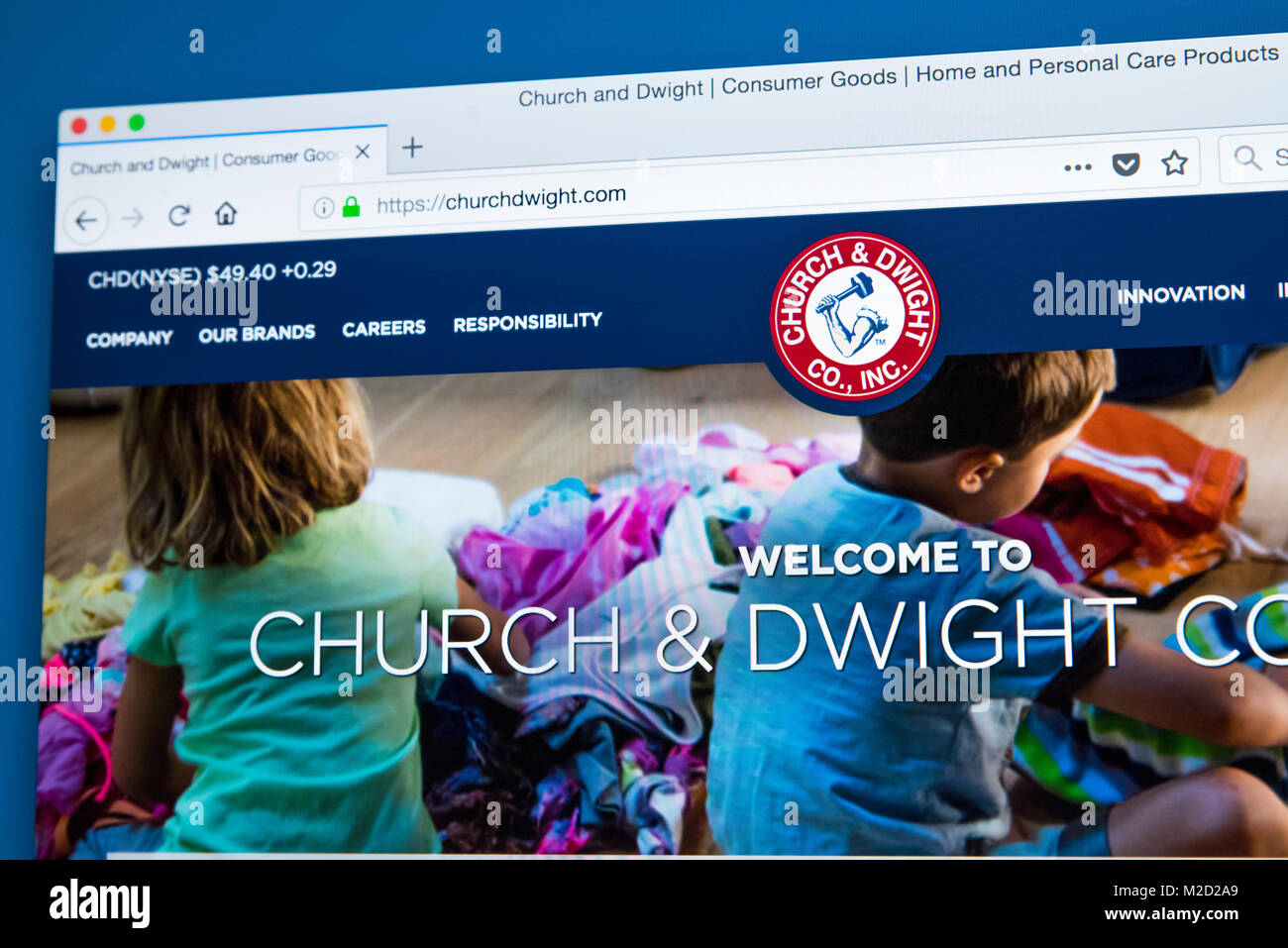 Church and dwight london hi-res stock photography and images - Alamy