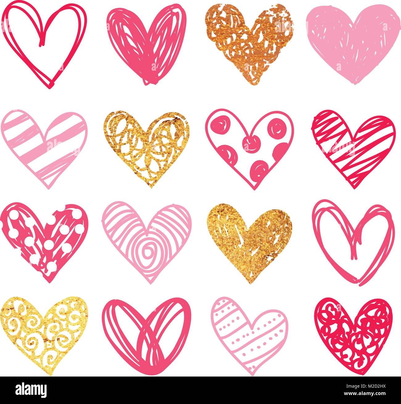 Valentines day. Red hearts Stock Vector Image & Art - Alamy