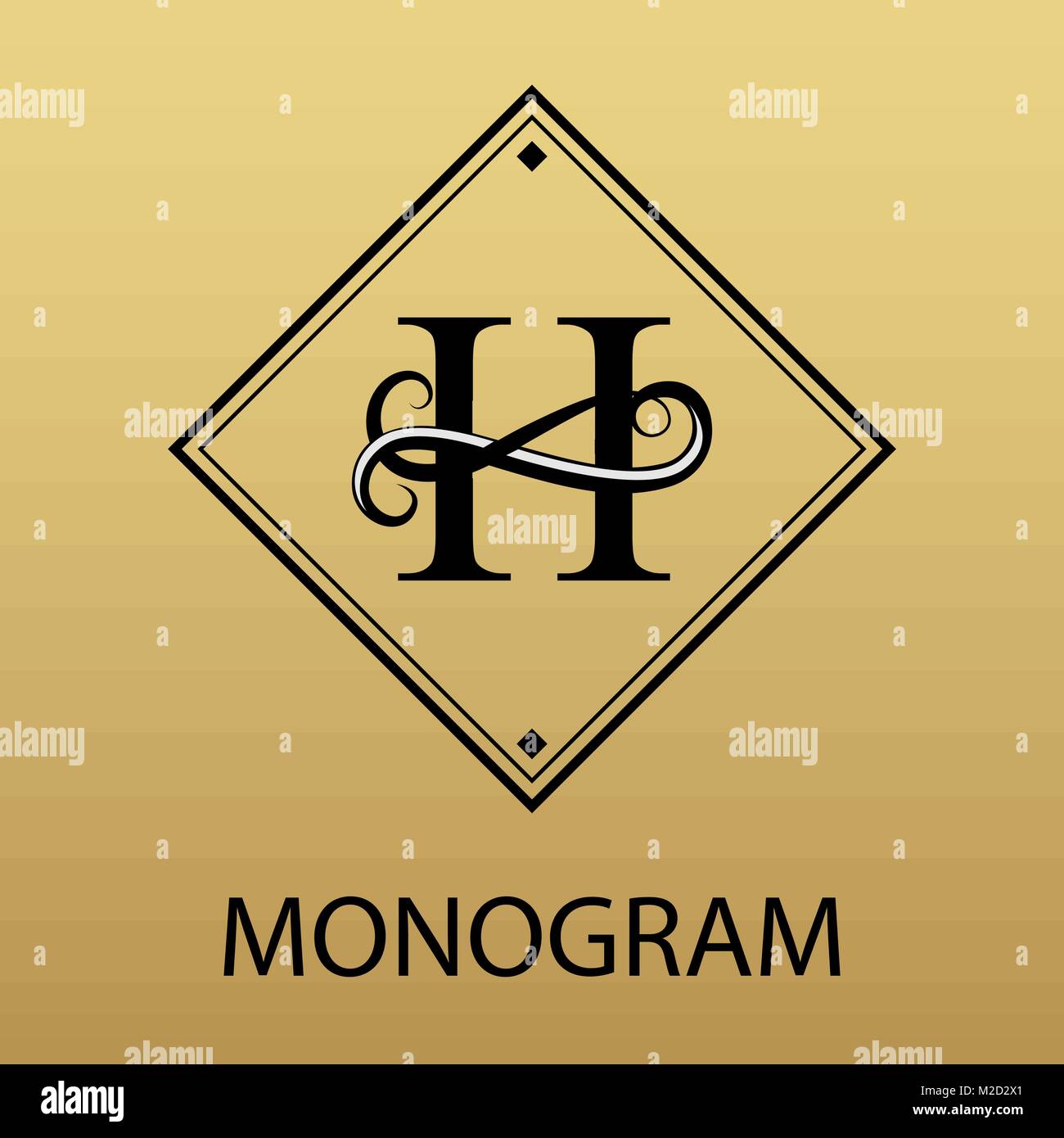Monogram for business hi-res stock photography and images - Alamy