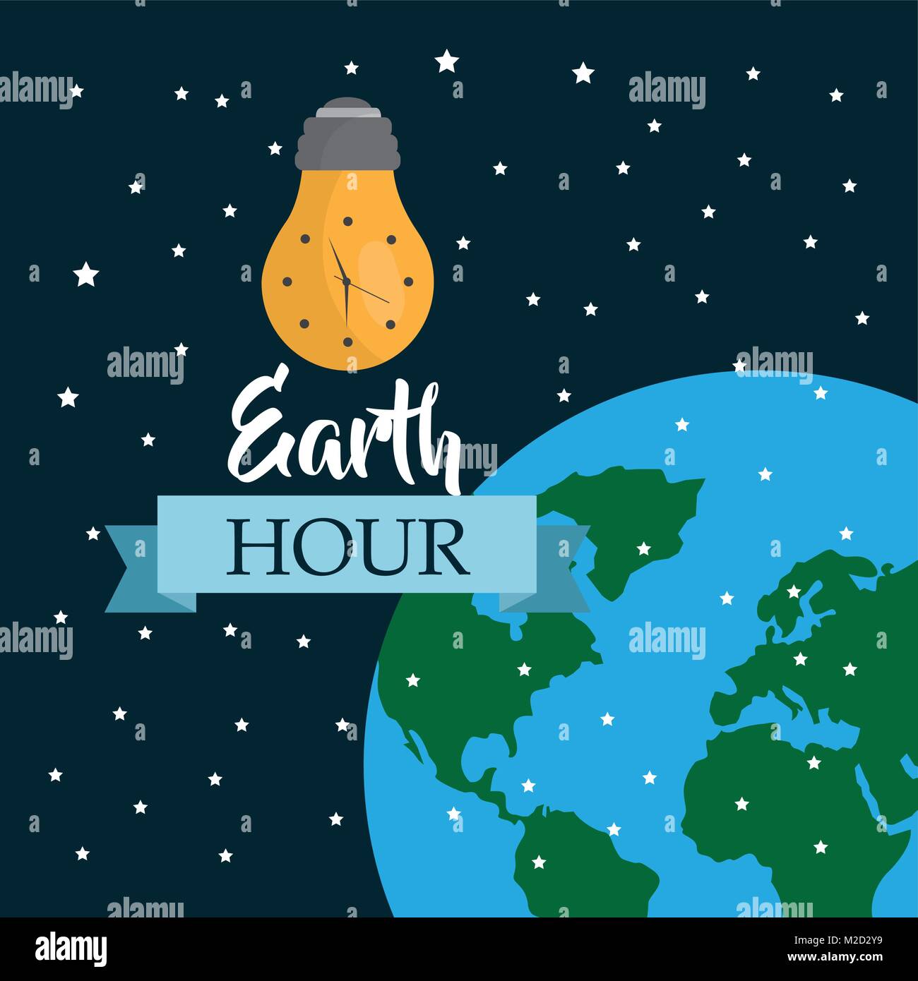 Day and night globe clock Stock Vector Images - Alamy