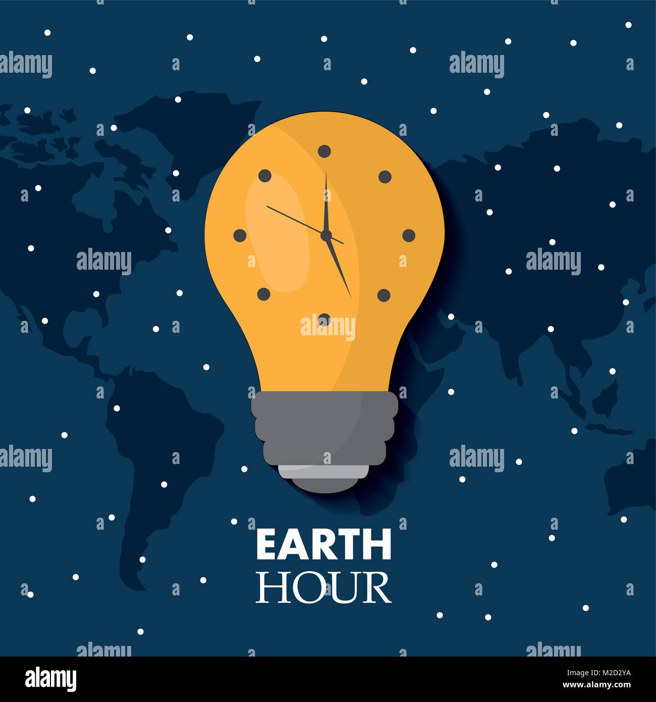 Day and night earth concept map Stock Vector Images - Alamy