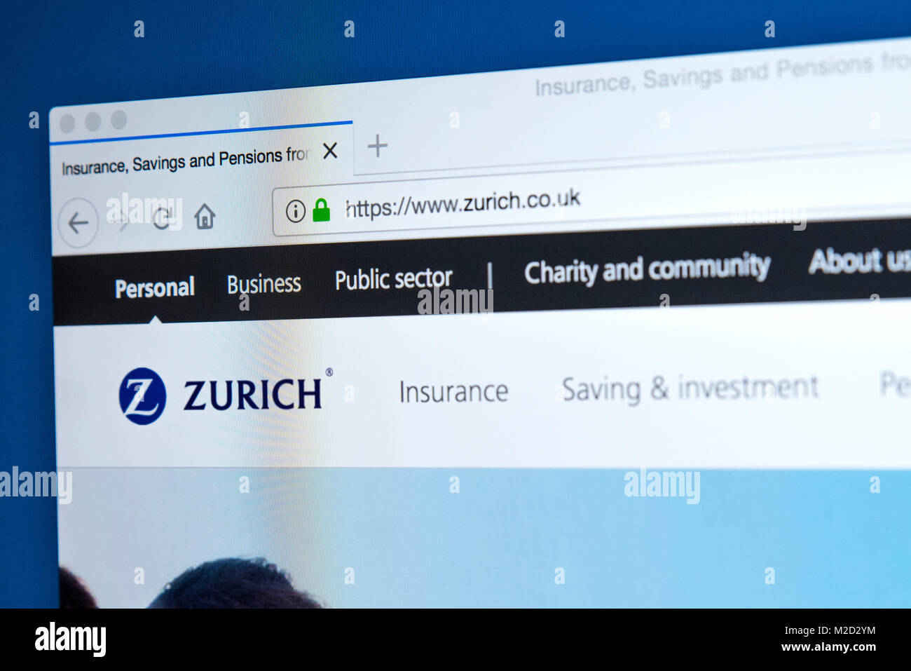 Zurich insurance logo hi-res stock photography and images - Alamy