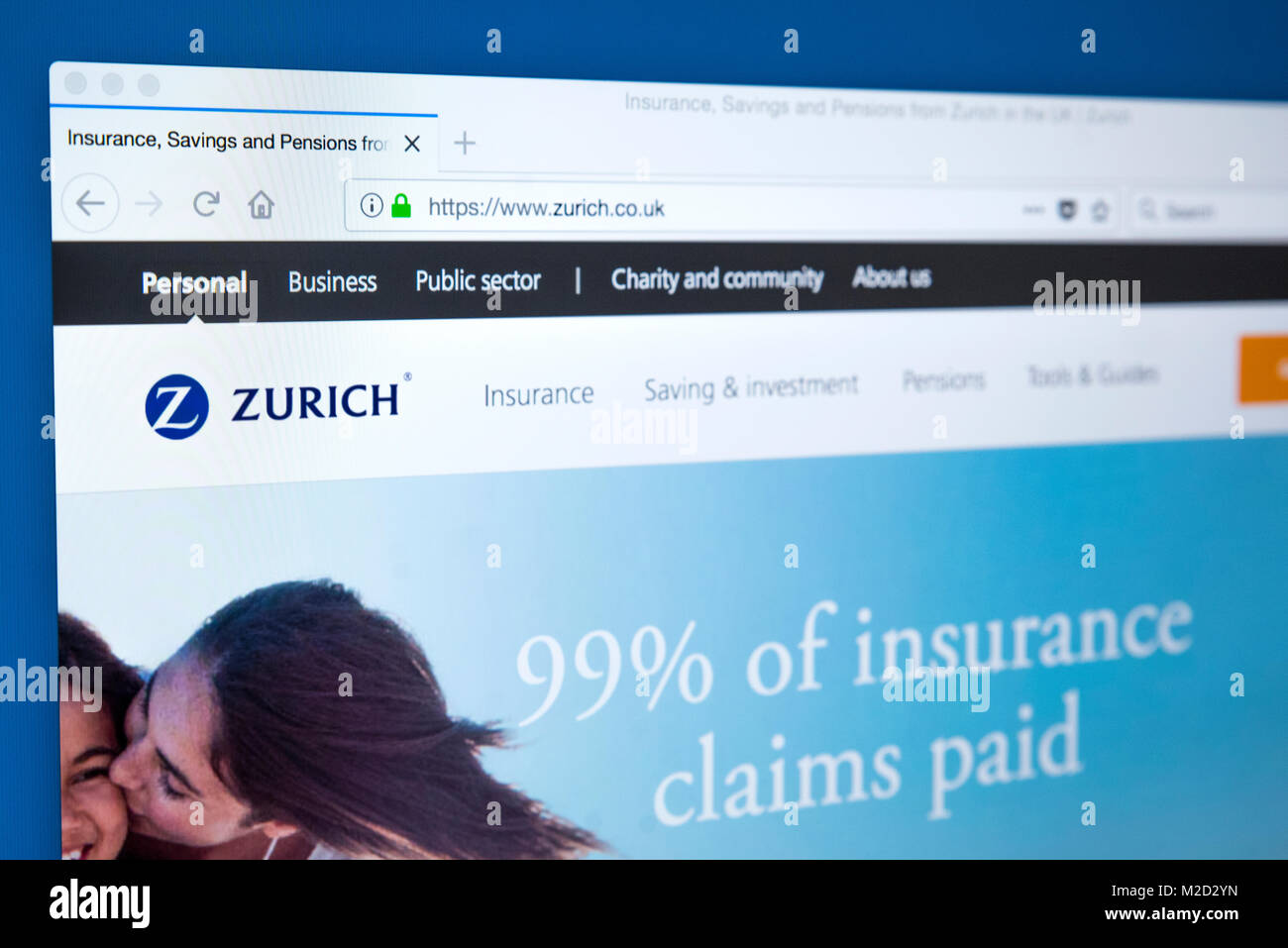 Zurich insurance group logo hi-res stock photography and images - Alamy