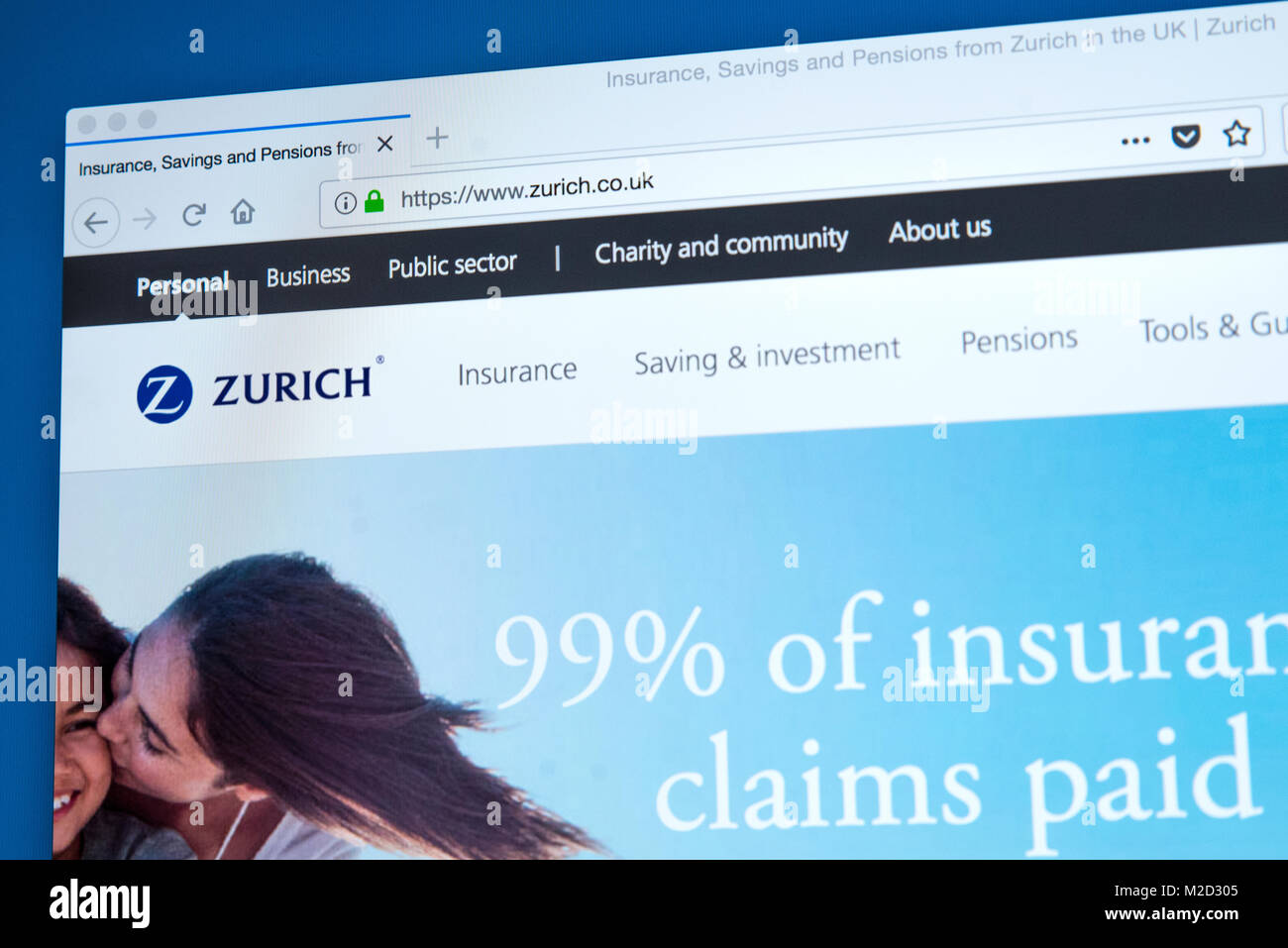 Zurich insurance logo hi-res stock photography and images - Alamy