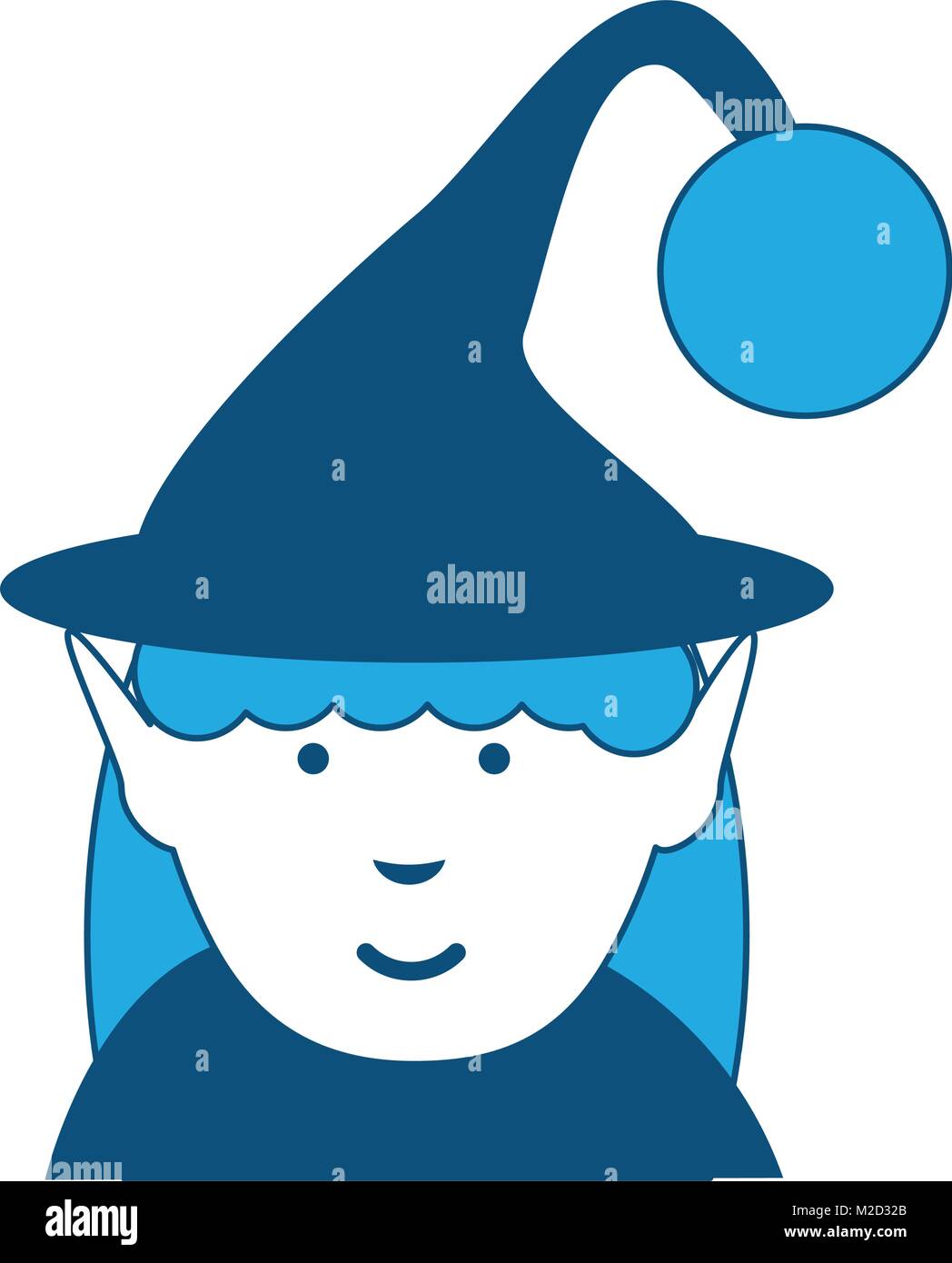 cartoon elf girl icon Stock Vector Image & Art - Alamy