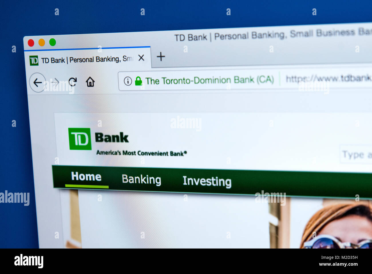 Td Bank Screen High Resolution Stock Photography and Images - Alamy