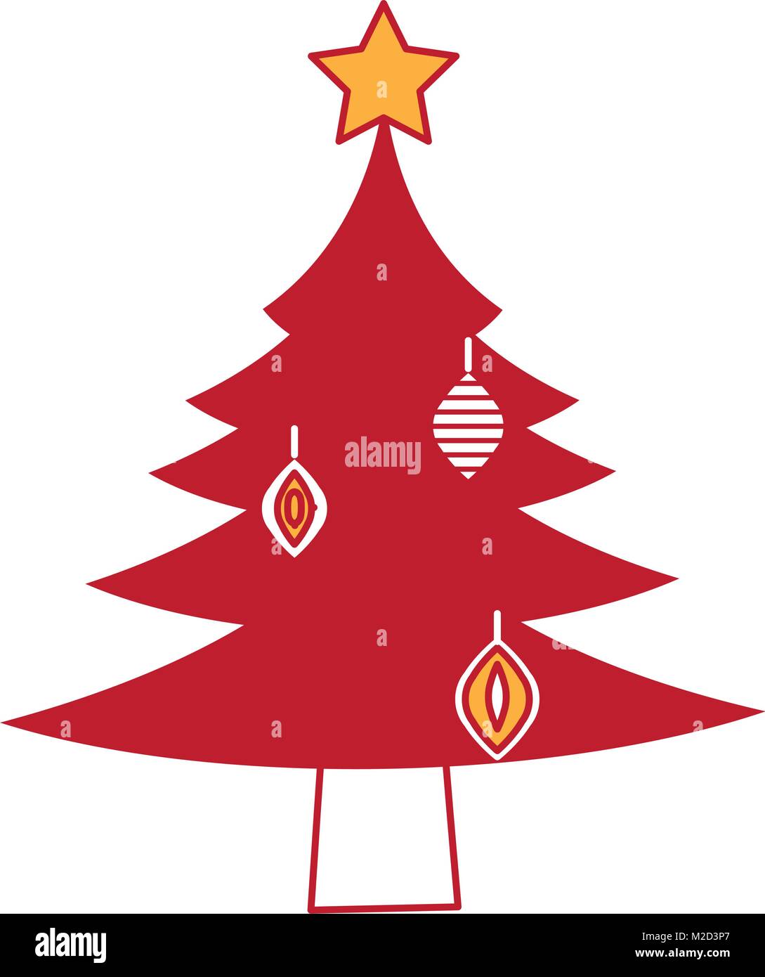 christmas tree icon Stock Vector Image & Art - Alamy