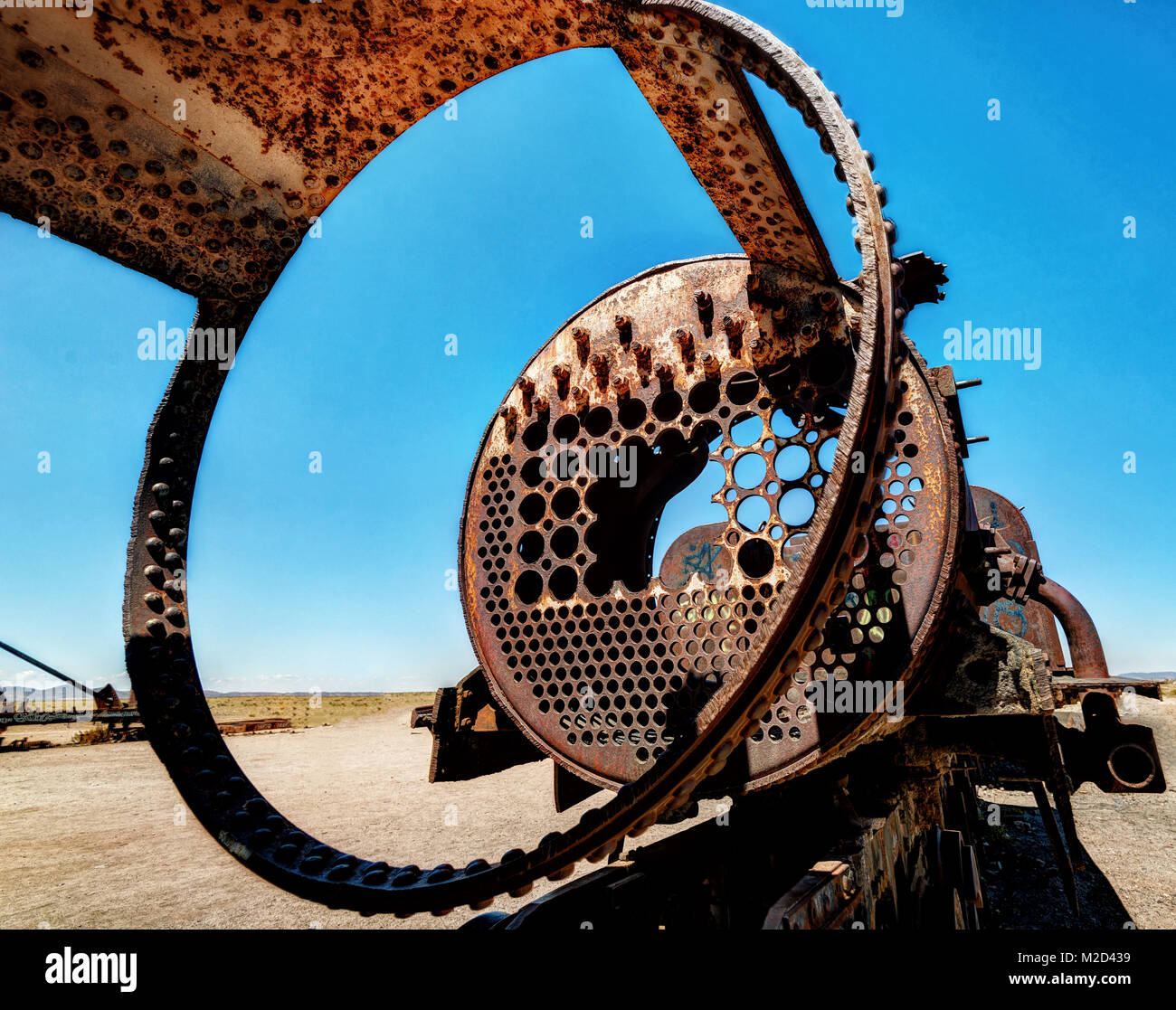 Uyuni Train Graveyard taken in 2015 Stock Photo - Alamy