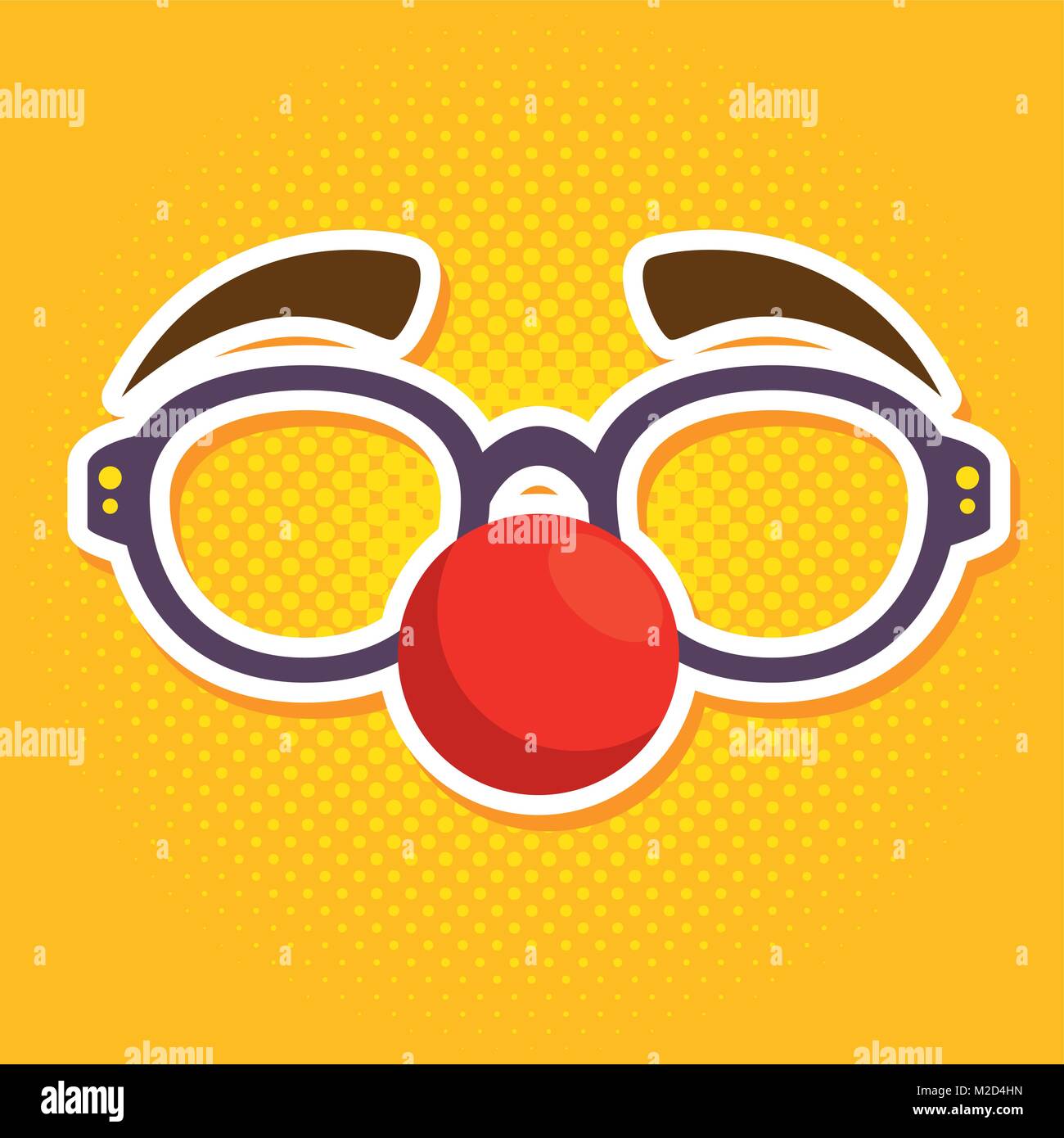 Red nose day children Stock Vector Images - Alamy