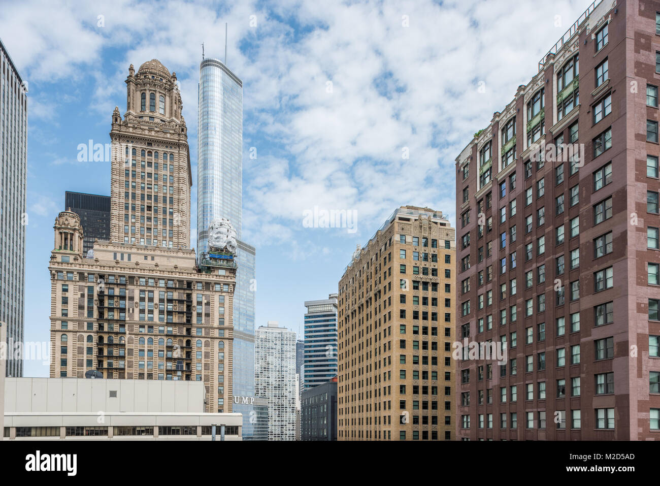 Buildings in the Chicago Loop Stock Photo - Alamy