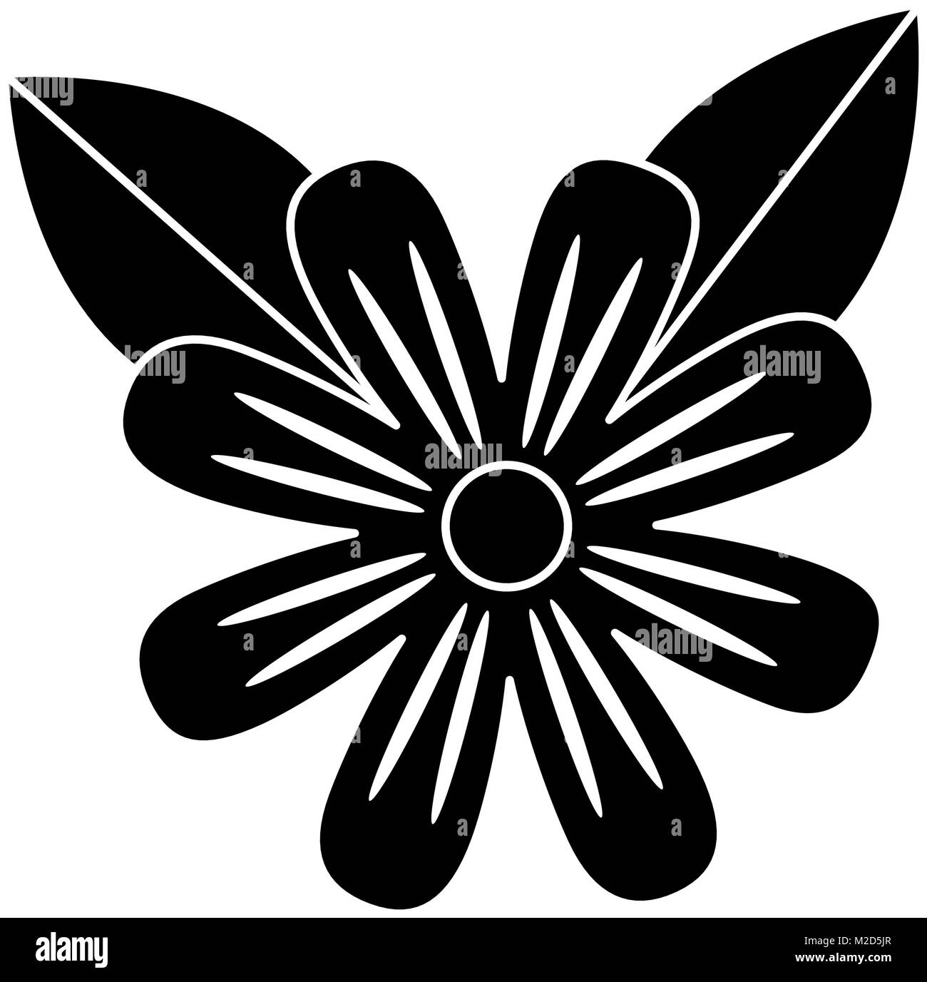 beautiful flower cultivated icon vector illustration design Stock ...