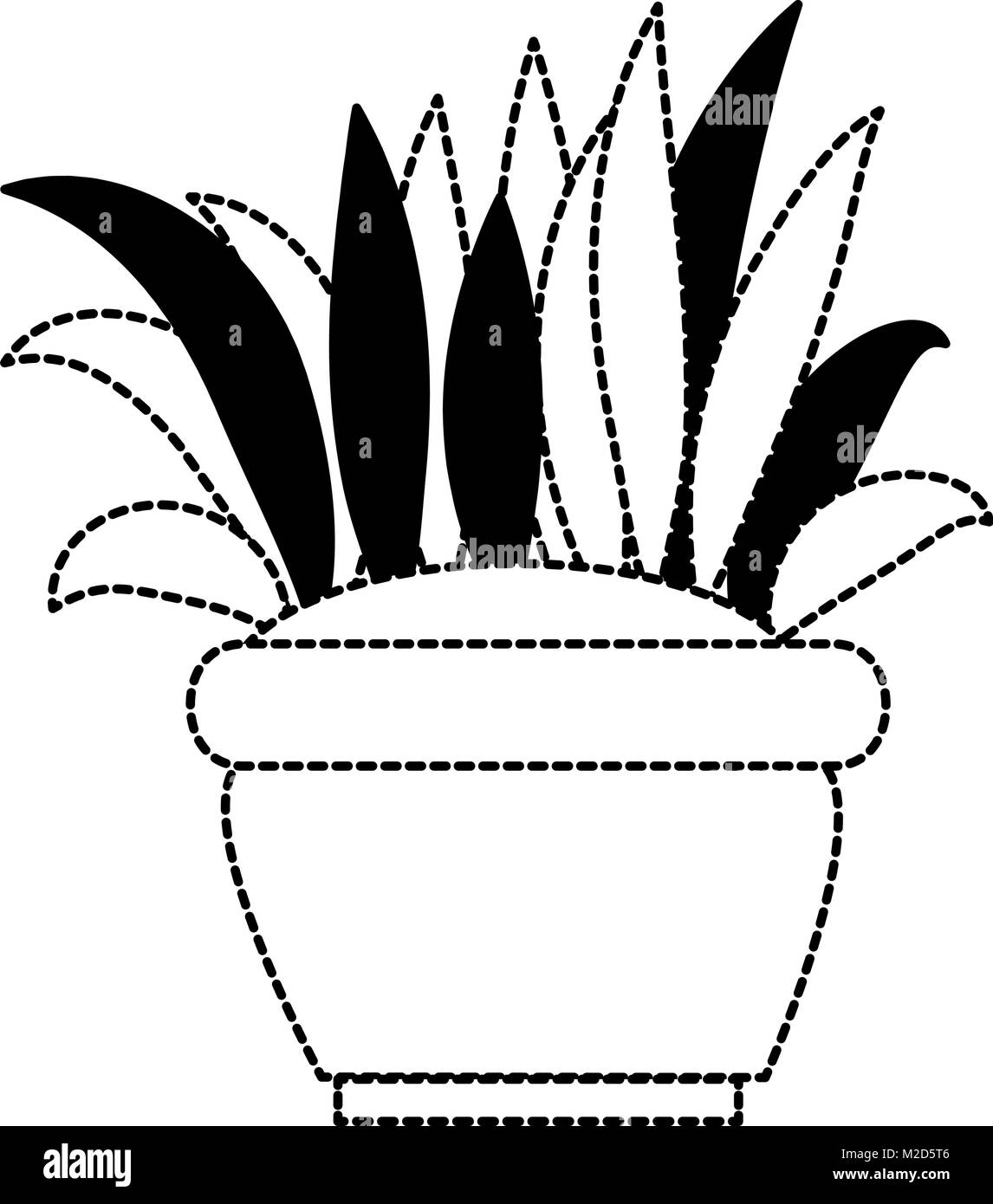 bush cultivated in pot Stock Vector Image & Art - Alamy