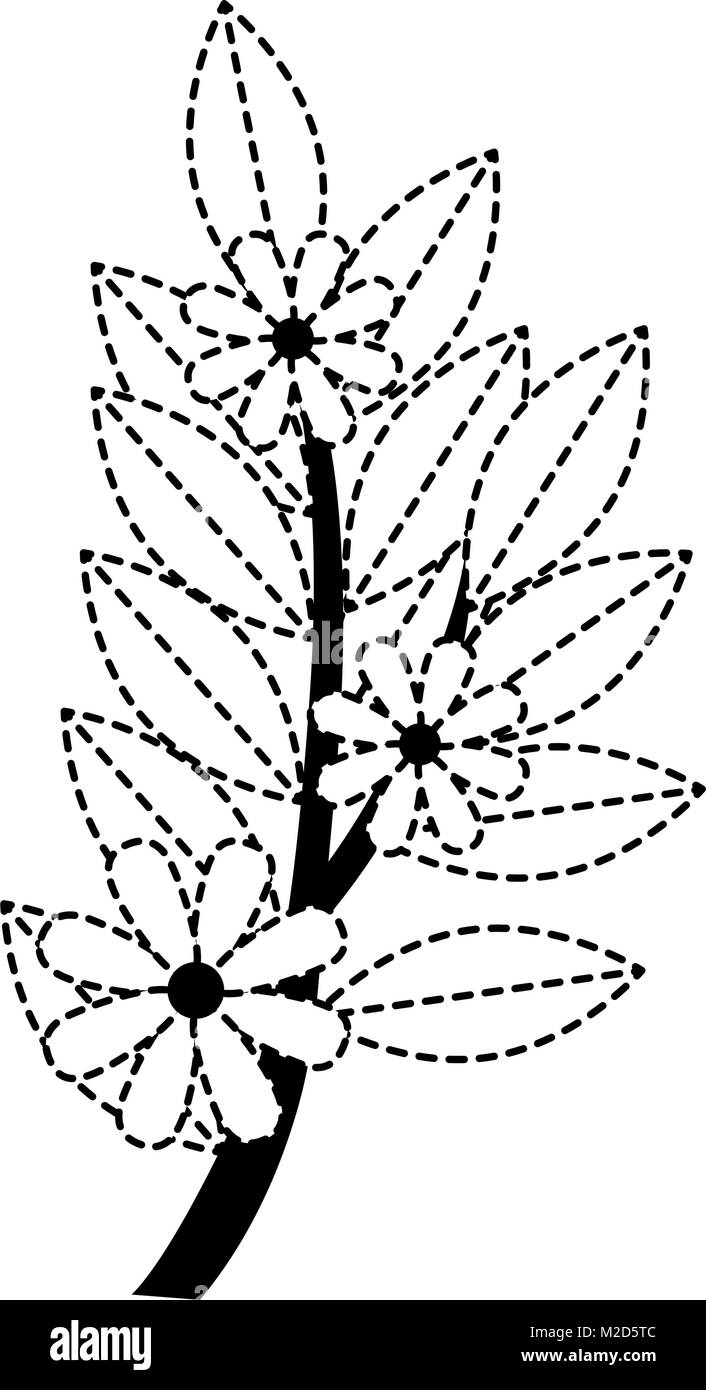 tree floral plant isolated icon Stock Vector Image & Art - Alamy