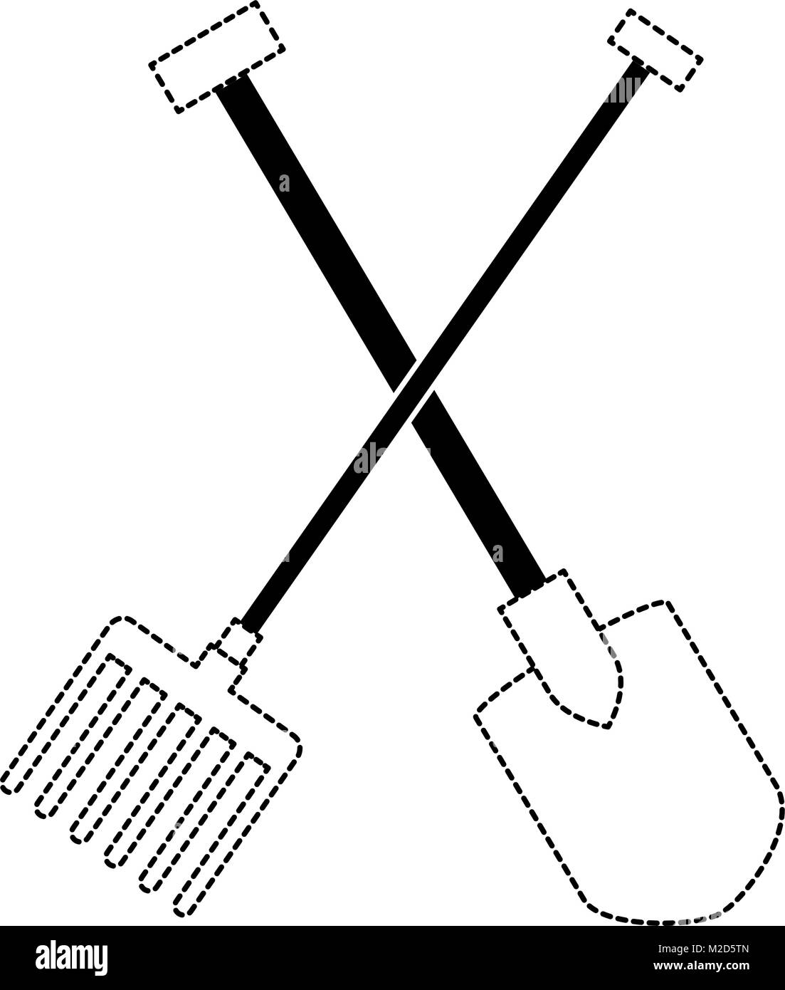 Crossed rake hi-res stock photography and images - Alamy