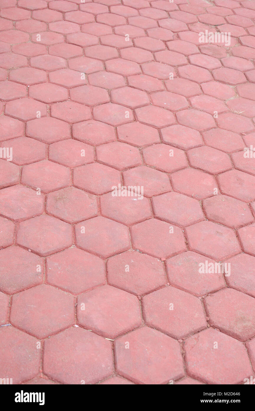 Brick octagonal walkway pavement texture hi-res stock photography and ...