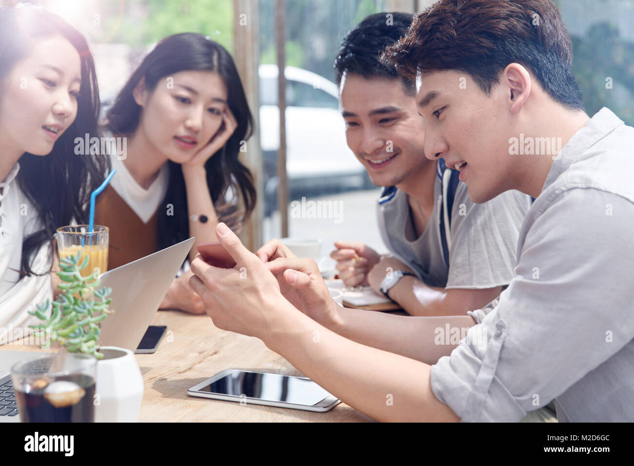 Young people work in a studio Stock Photo - Alamy