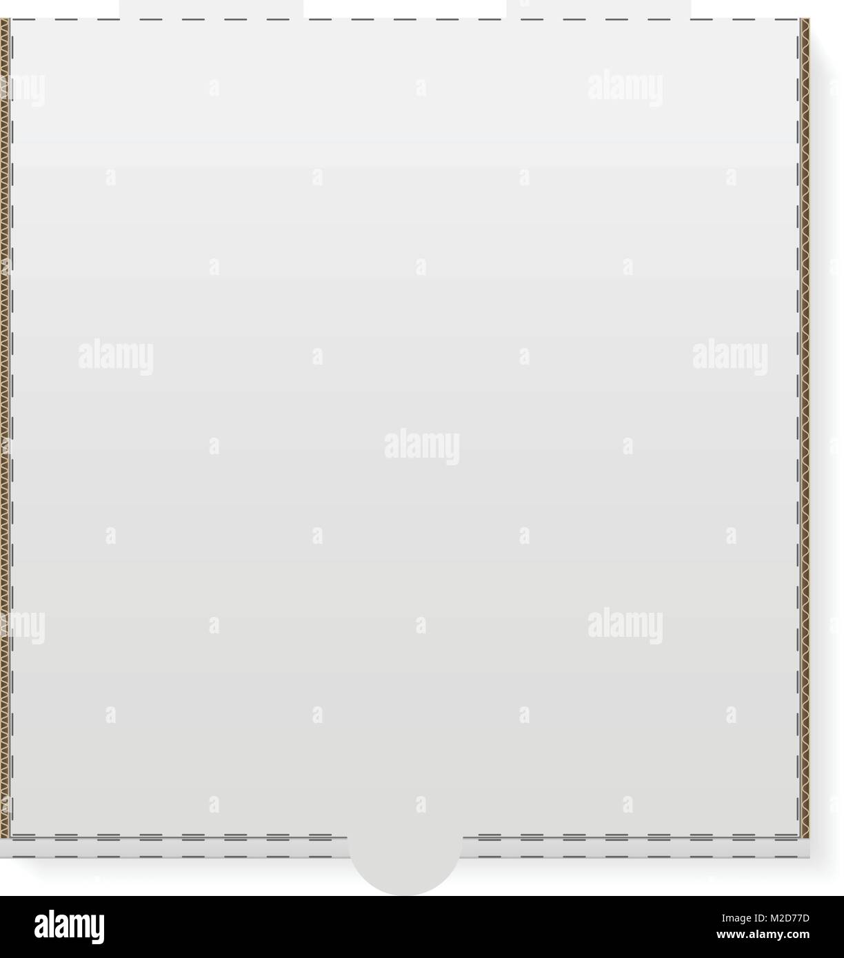Cardboard pizza box on a white background Stock Vector Image & Art - Alamy
