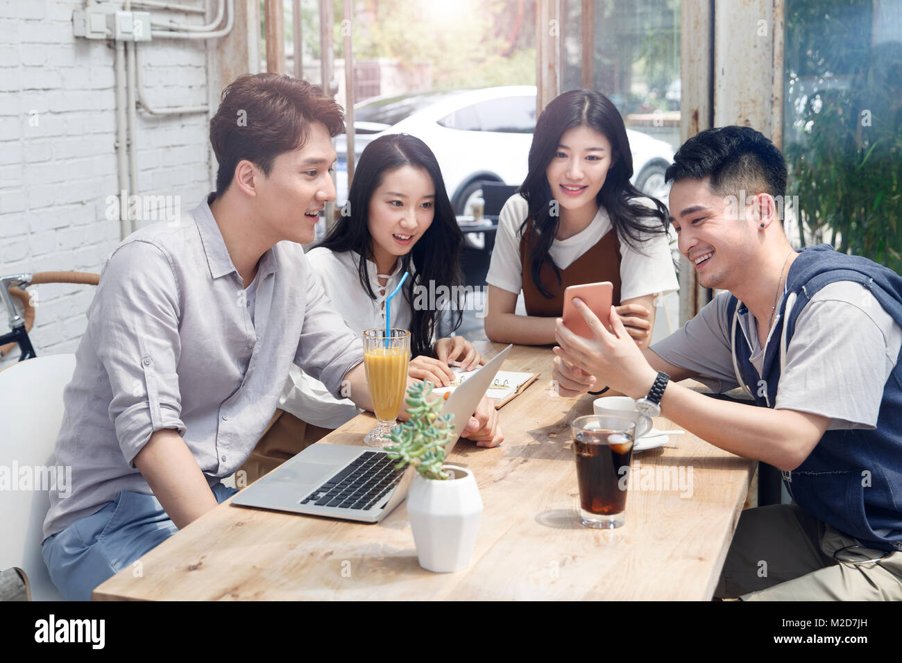 Young people work in a studio Stock Photo - Alamy