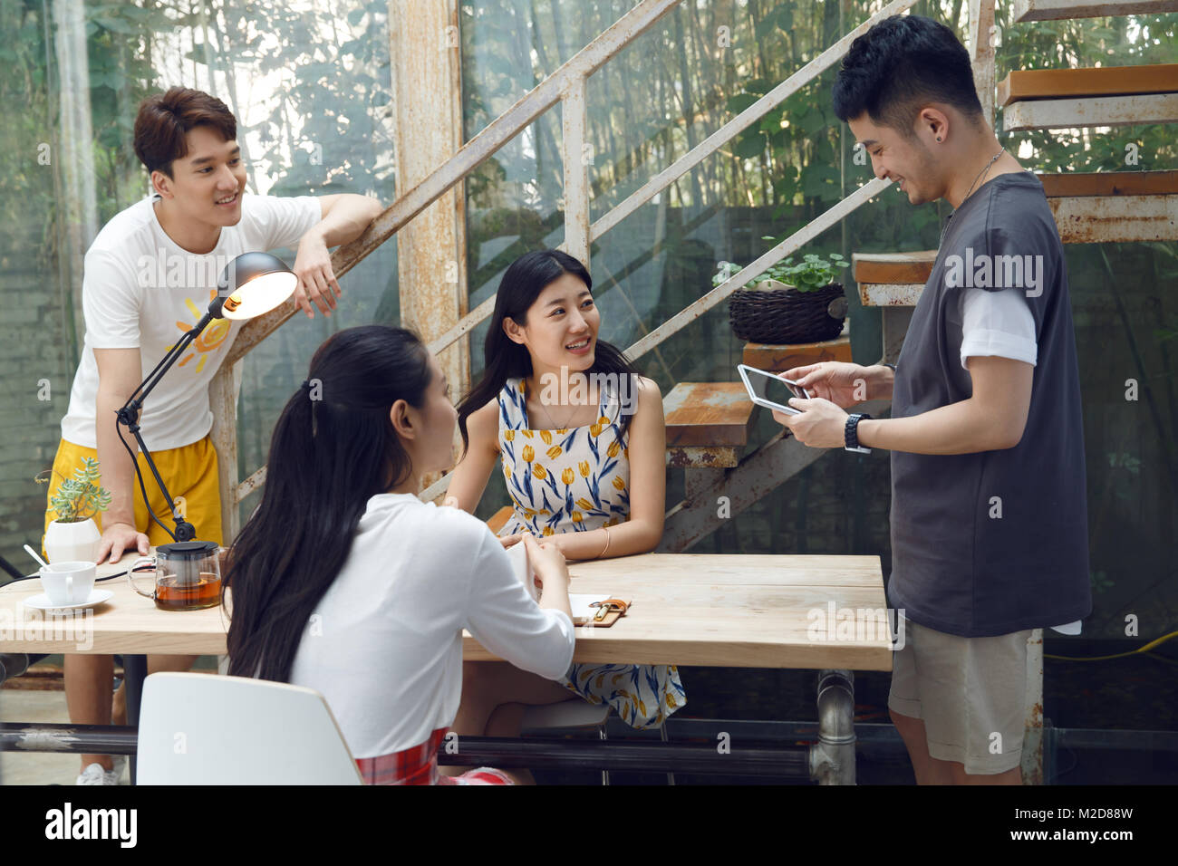 Young people in the studio Stock Photo - Alamy