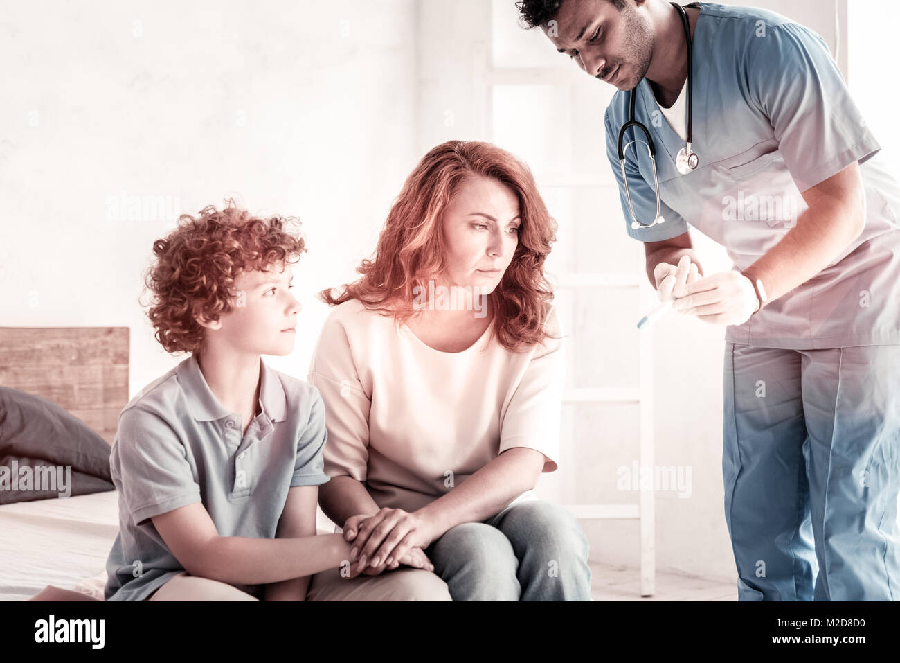 Child scared parent hi-res stock photography and images - Alamy