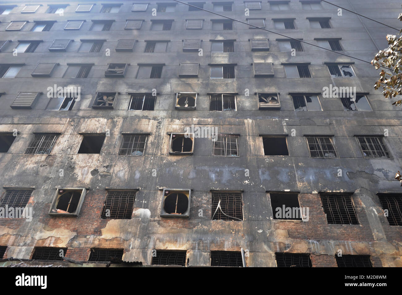 DHAKA, BANGLADESH - NOVEMBER 25, 2012: The Tazreen Fashions factory ...