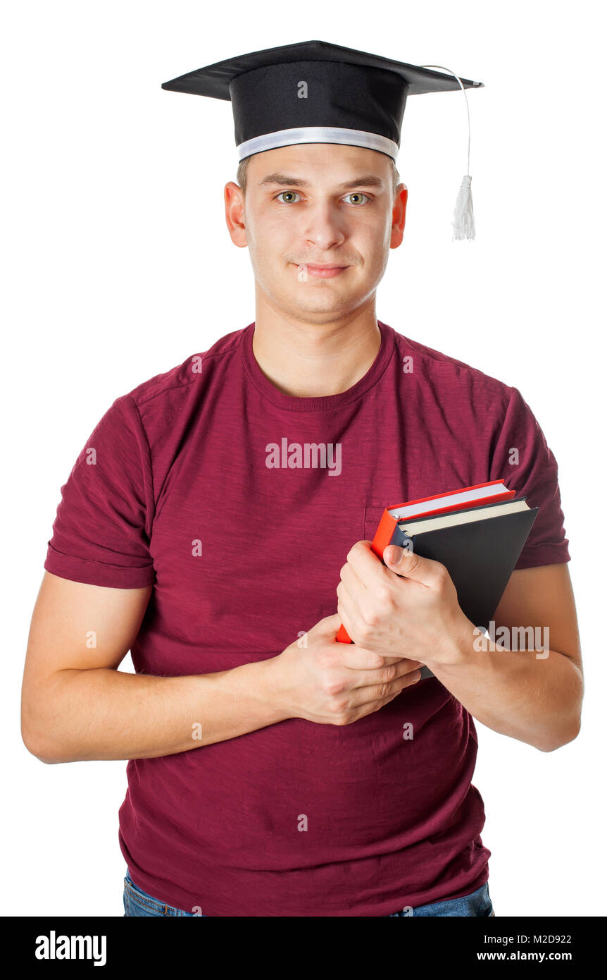 Portrait man wearing graduation cap hi-res stock photography and images ...