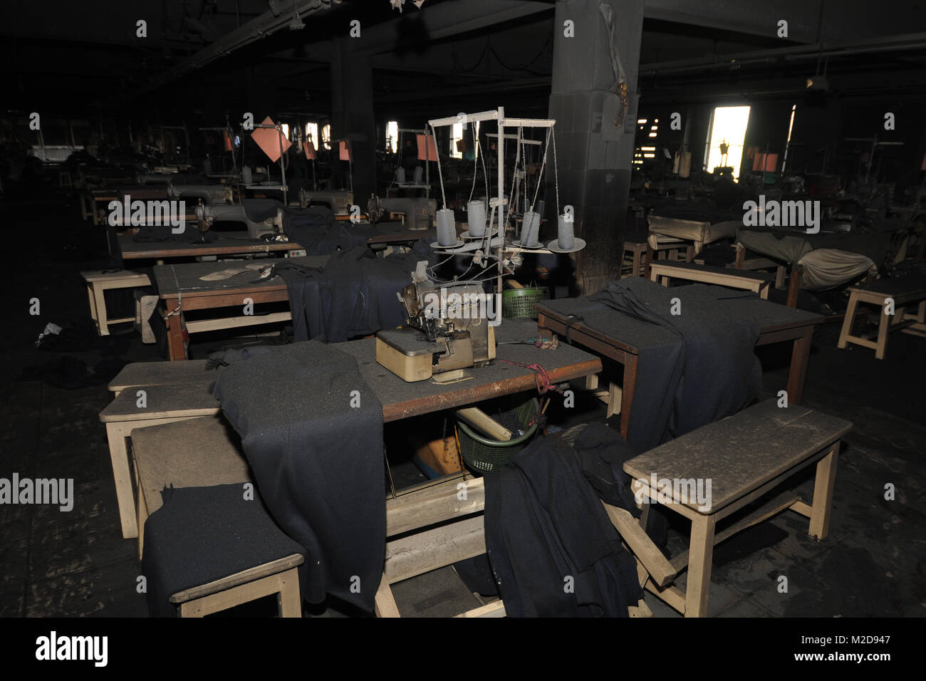 DHAKA, BANGLADESH - NOVEMBER 25, 2012: The Tazreen Fashions factory ...